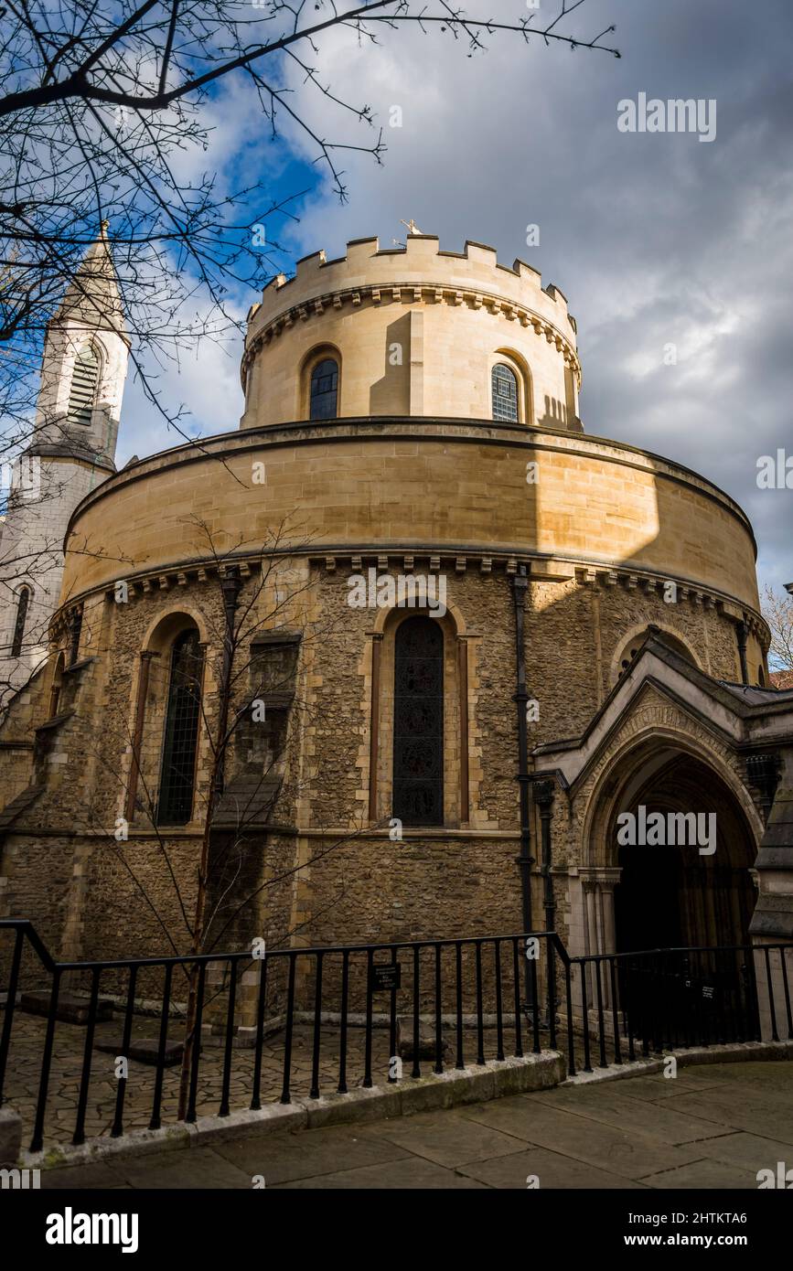Temple Church, a Royal peculiar church in the City of London built by ...