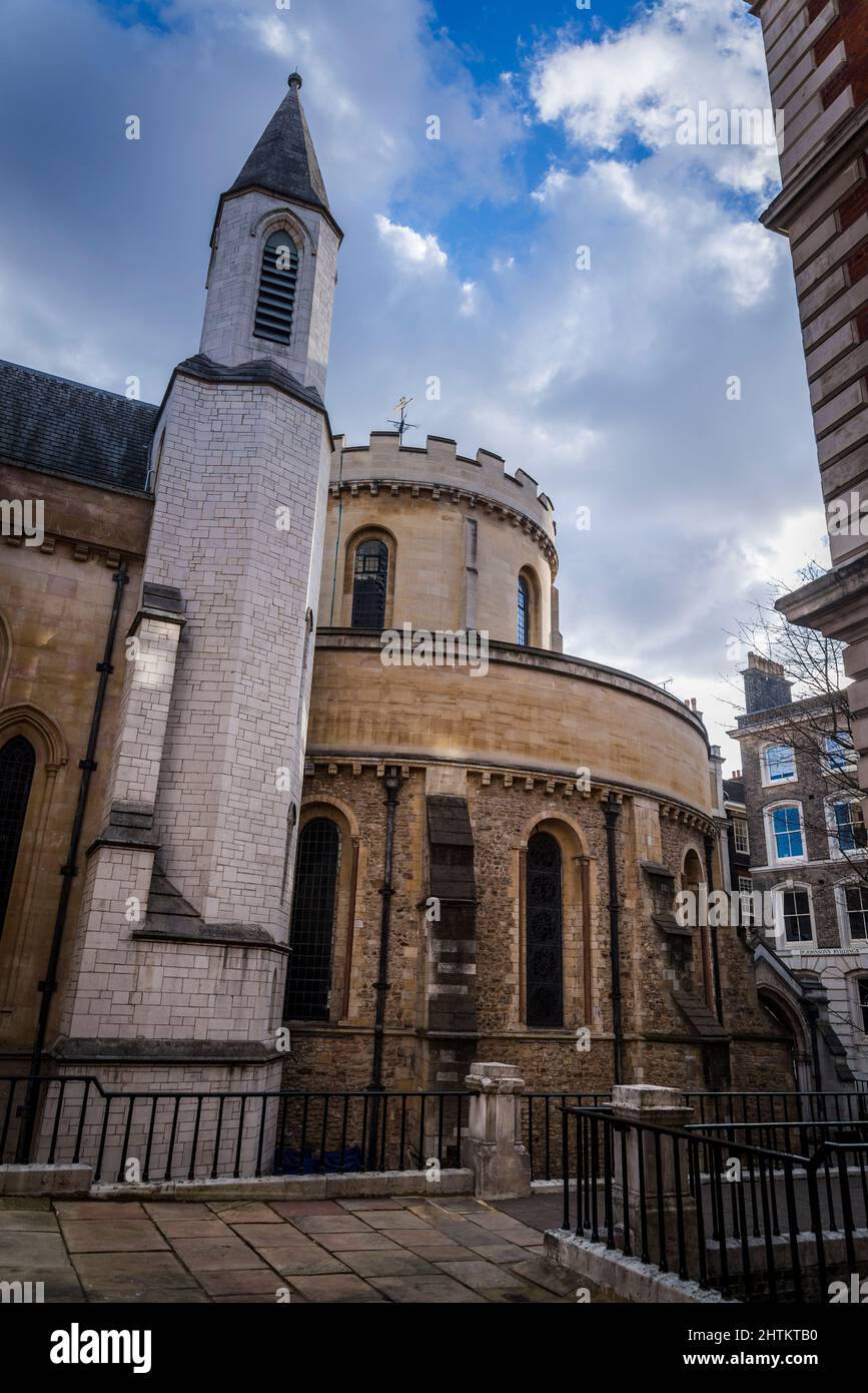 Temple Church, a Royal peculiar church in the City of London built by ...