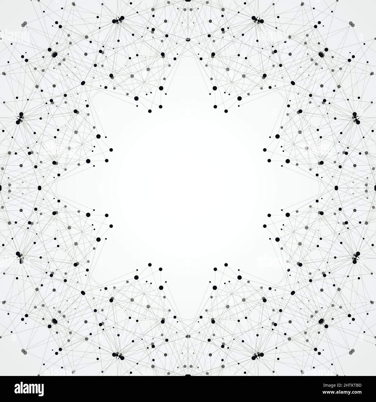 Modern connected background with lines and dots Stock Vector Image ...