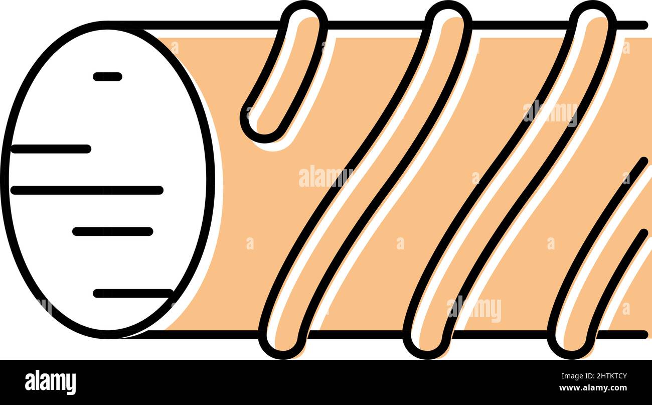 fiberglass reinforcement color icon vector illustration Stock Vector ...