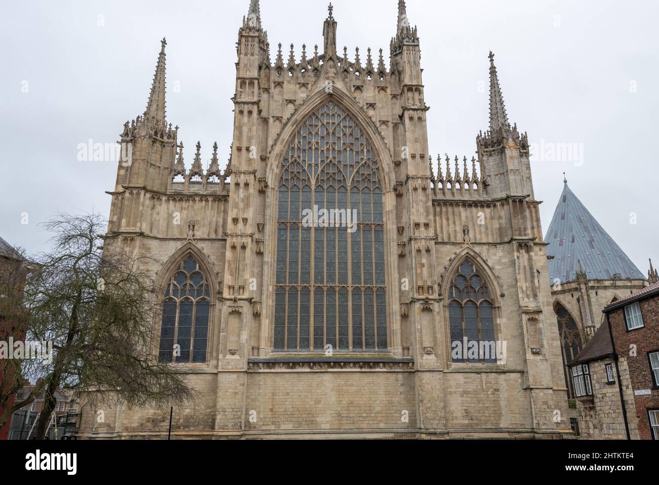 York.Yorkshire.United Kingdom.February 14th 2022.View of the great east ...