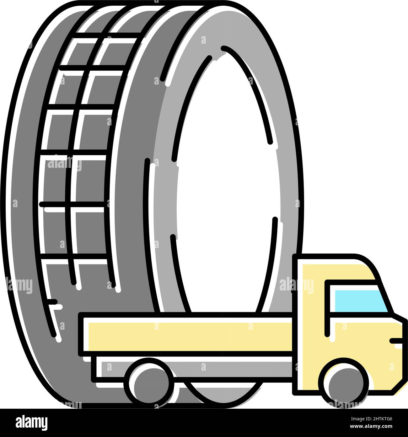 Truck Tire Drawing