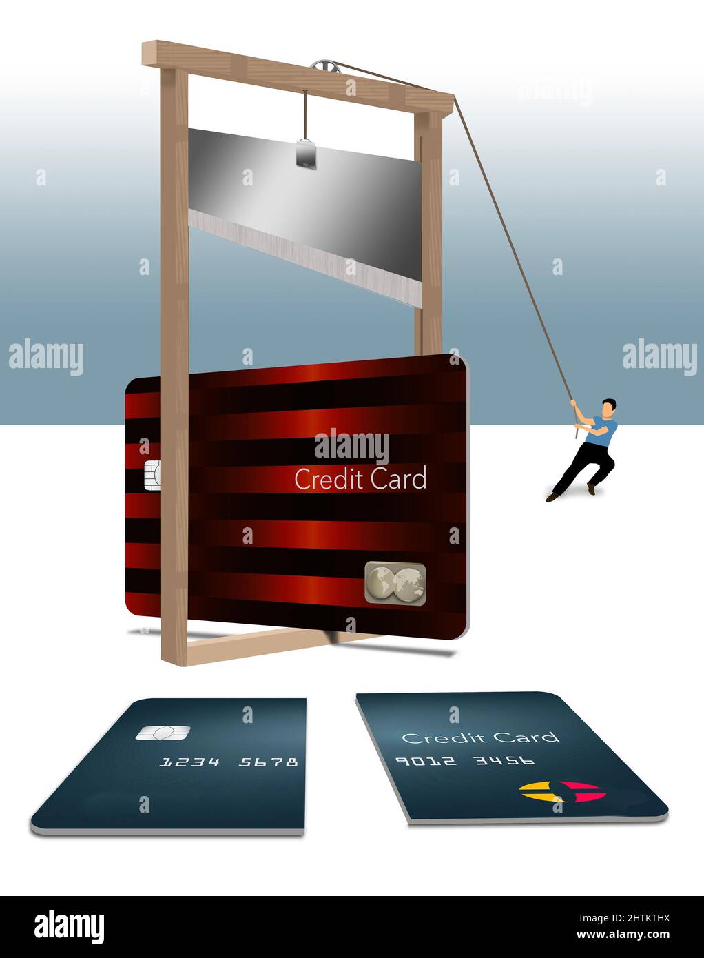 Old man stress illustration hi-res stock photography and images - Alamy