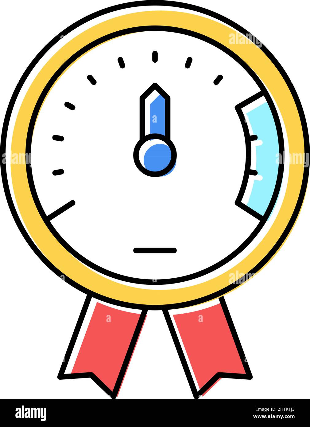 project execution on time color icon vector illustration Stock Vector ...