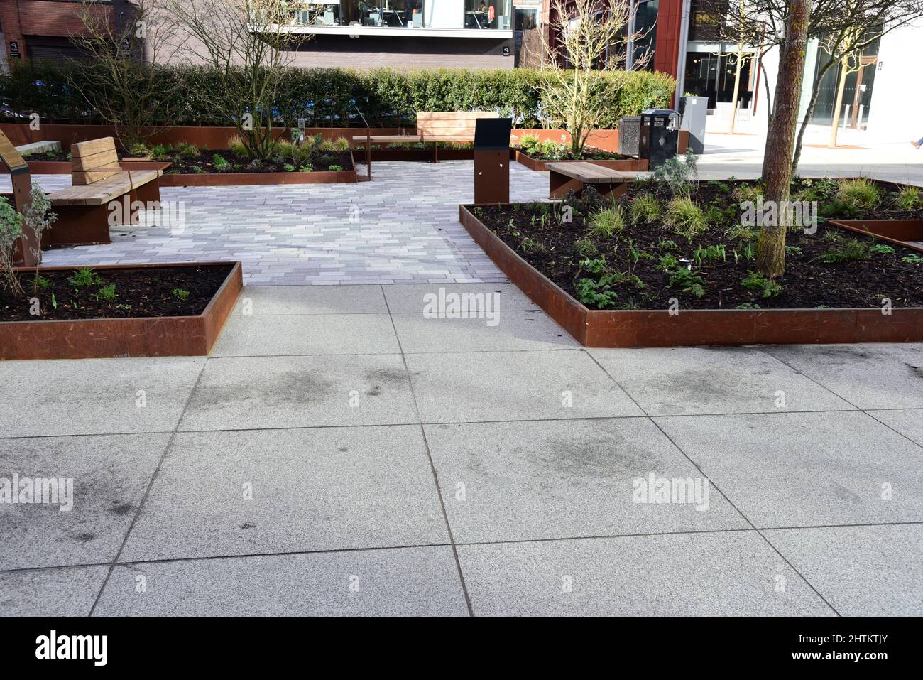 Manchester Peace Garden Stock Photo - Alamy