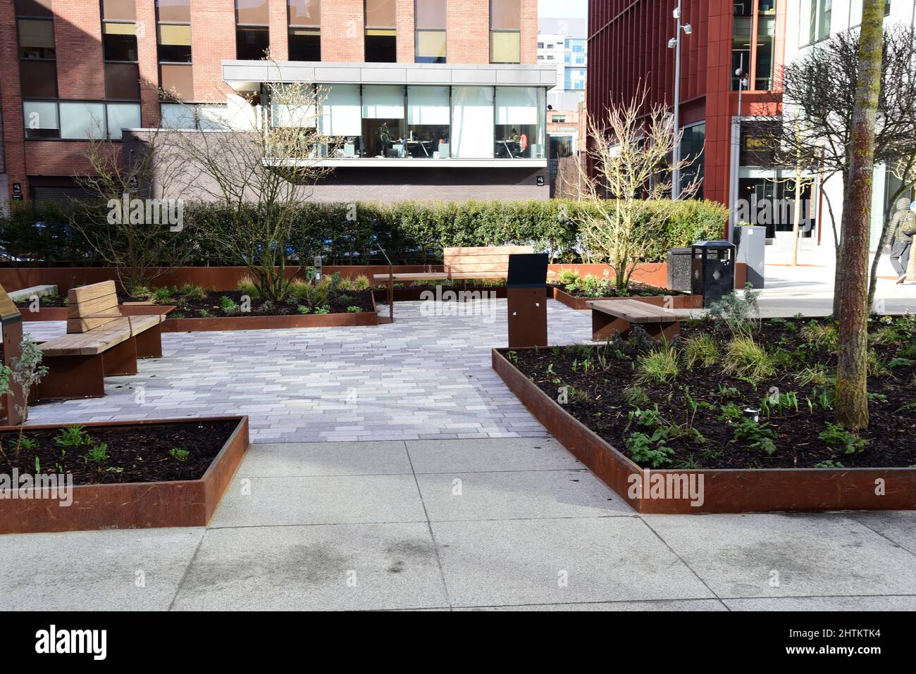 Manchester Peace Garden Stock Photo - Alamy