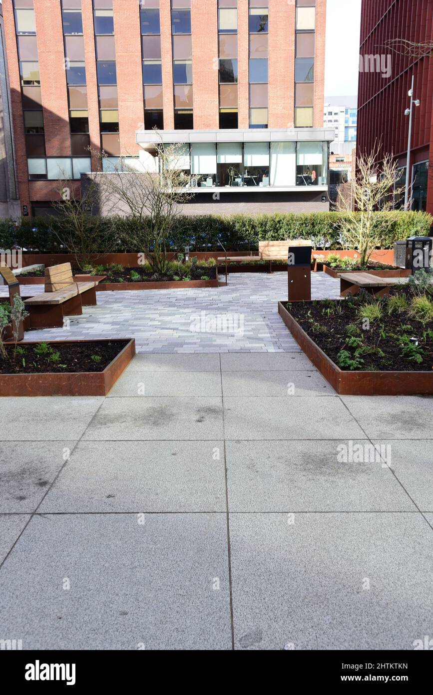 Manchester Peace Garden Stock Photo - Alamy