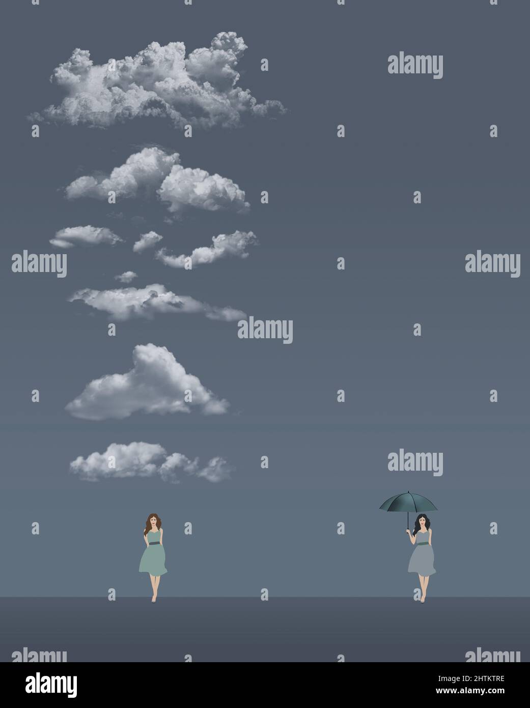 No umbrella hi-res stock photography and images - Alamy