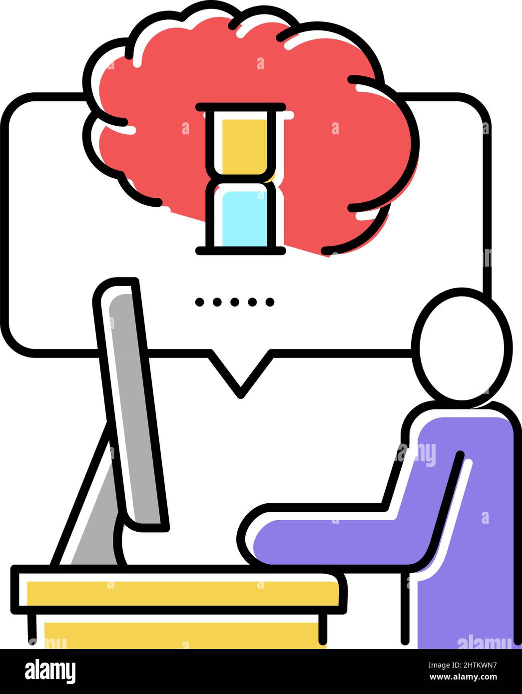 Examination brainstorming Cut Out Stock Images & Pictures - Alamy