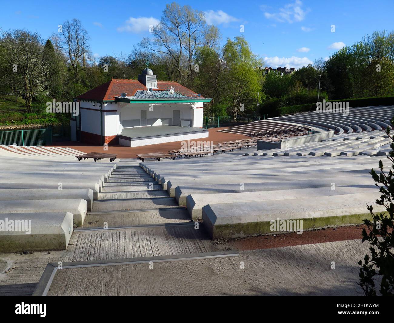 Empty park bandstand hi-res stock photography and images - Alamy