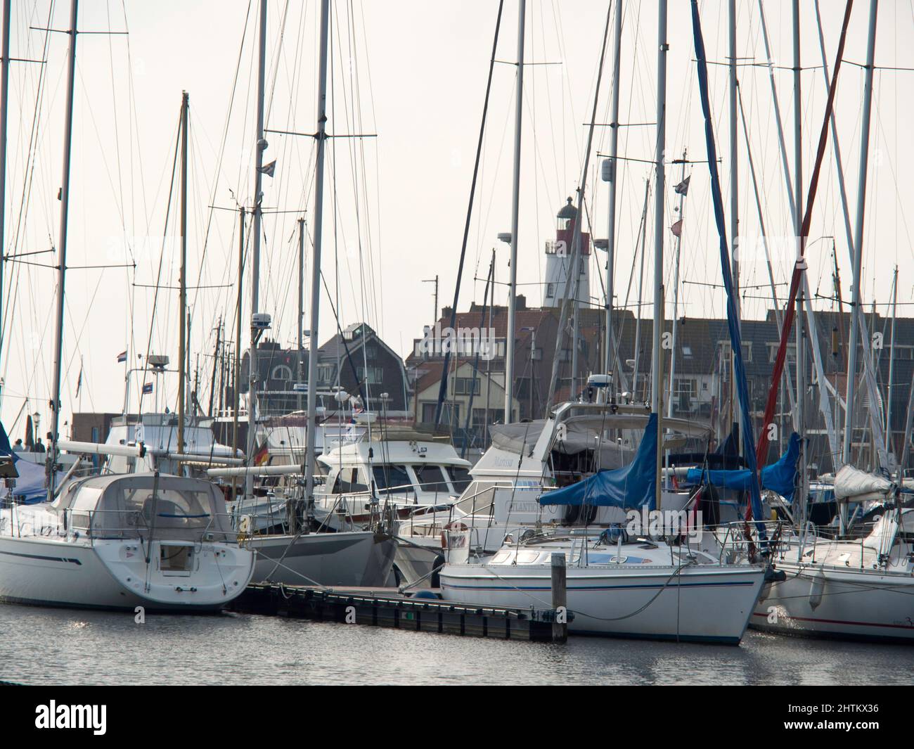 the village of urk in the netherlands Stock Photo - Alamy