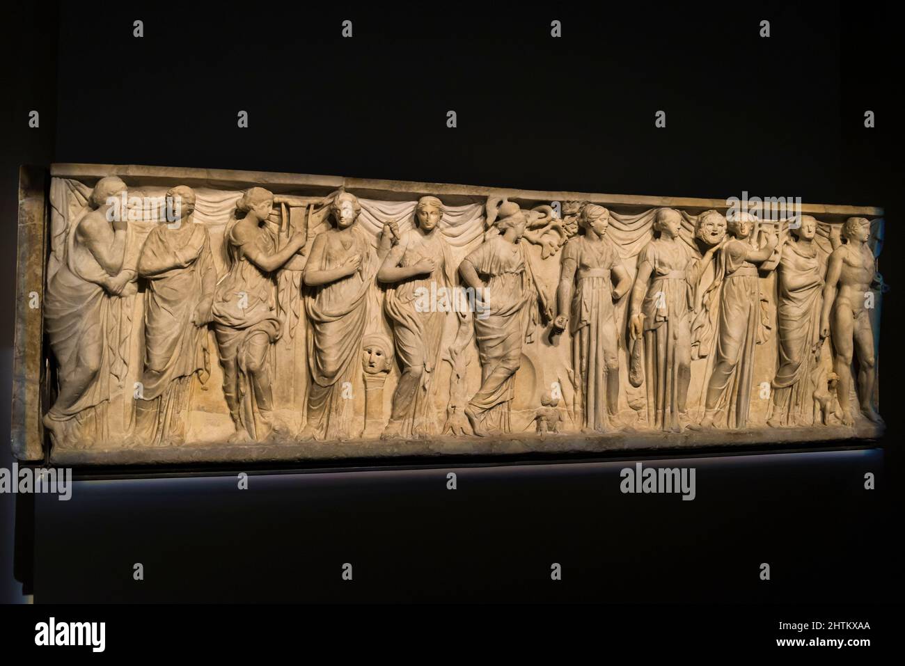 Greek frieze relief sculpture, Ancient Greeks exhibition in Science ...
