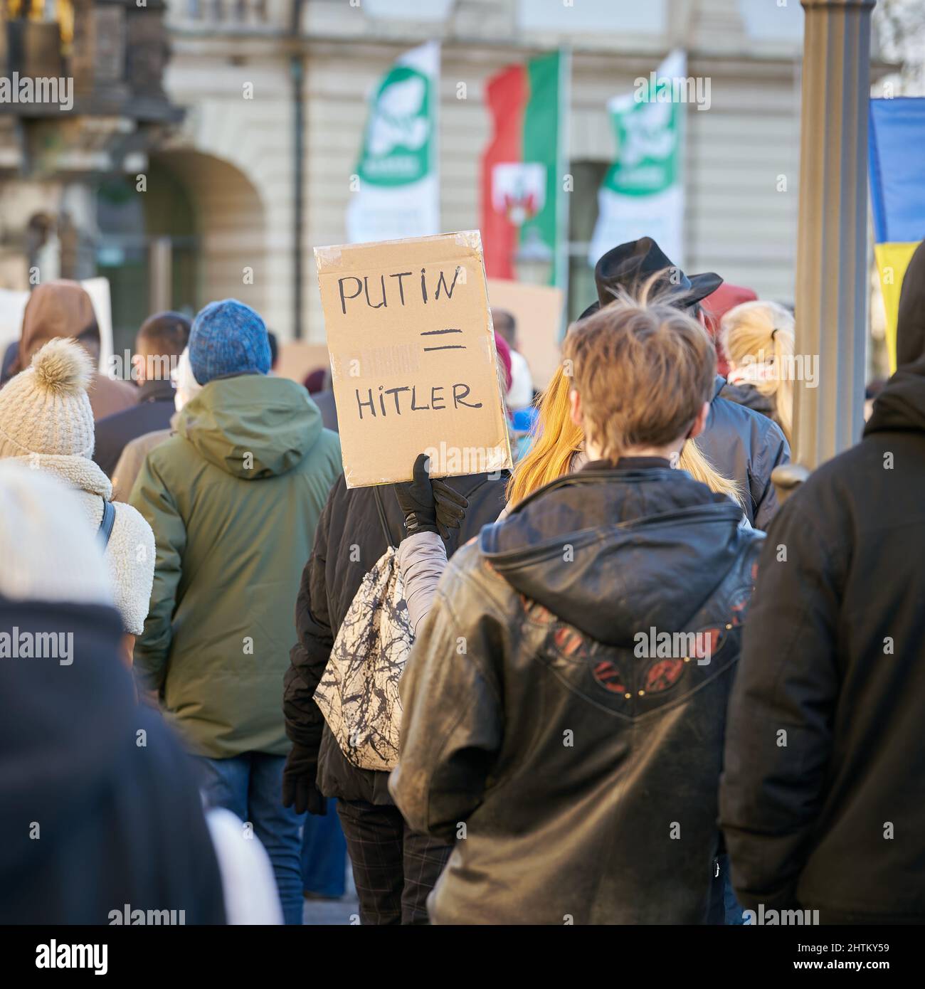 Protest against putin and nato hi-res stock photography and images - Alamy