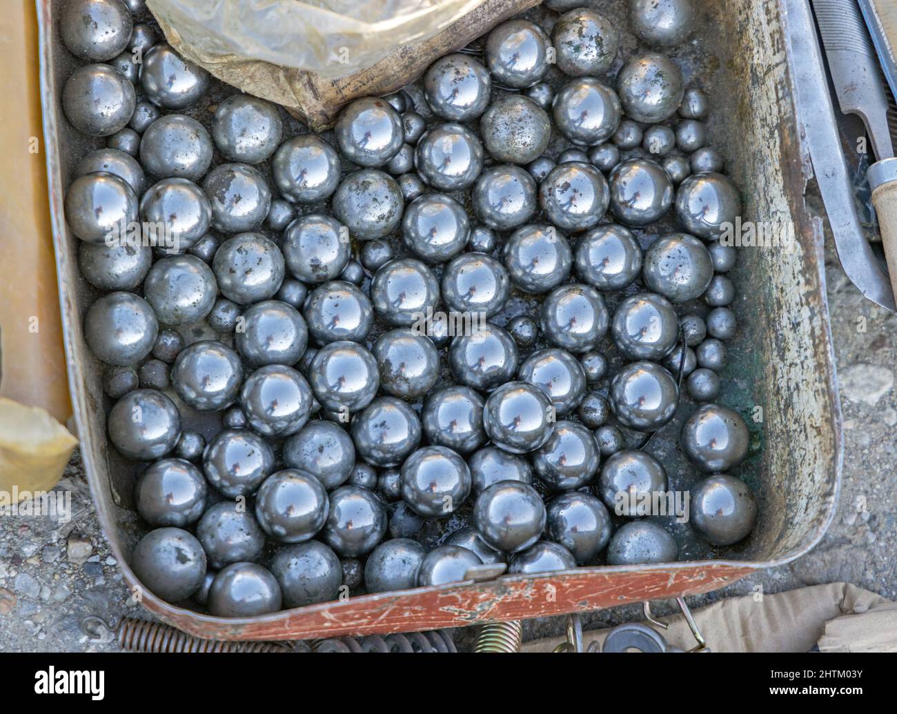 Used dirty steel metal hi-res stock photography and images - Alamy