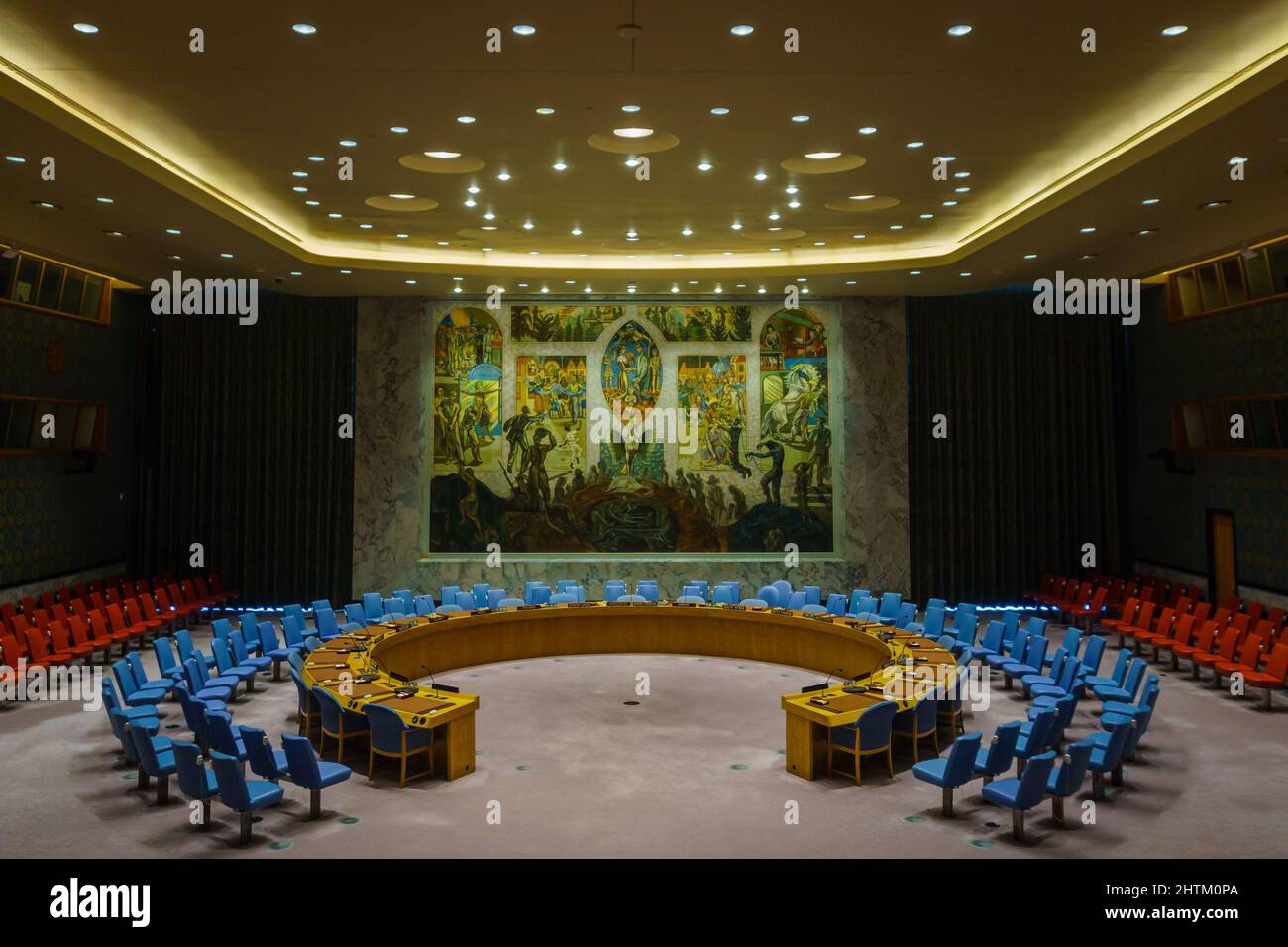 Un security council chamber hi-res stock photography and images - Alamy