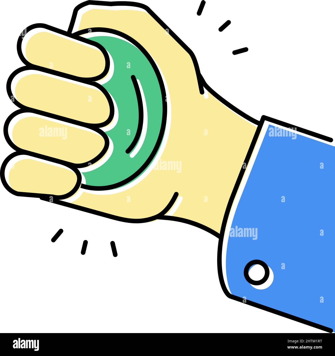 stress balls color icon vector illustration Stock Vector Image & Art ...