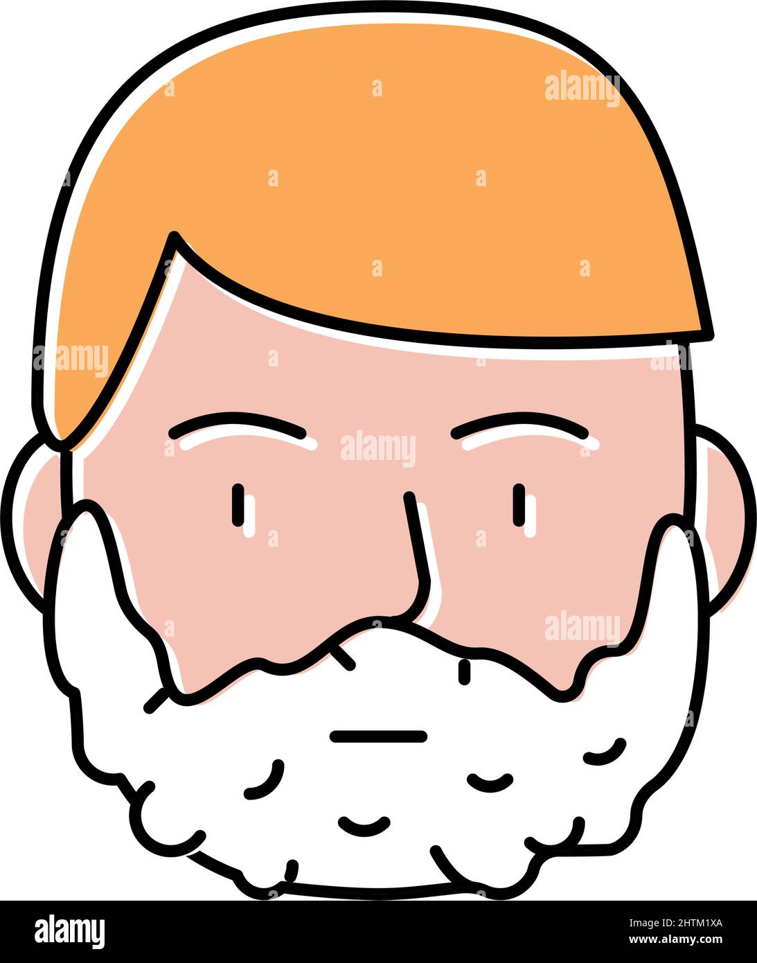 foam for shave on man face color icon vector illustration Stock Vector ...