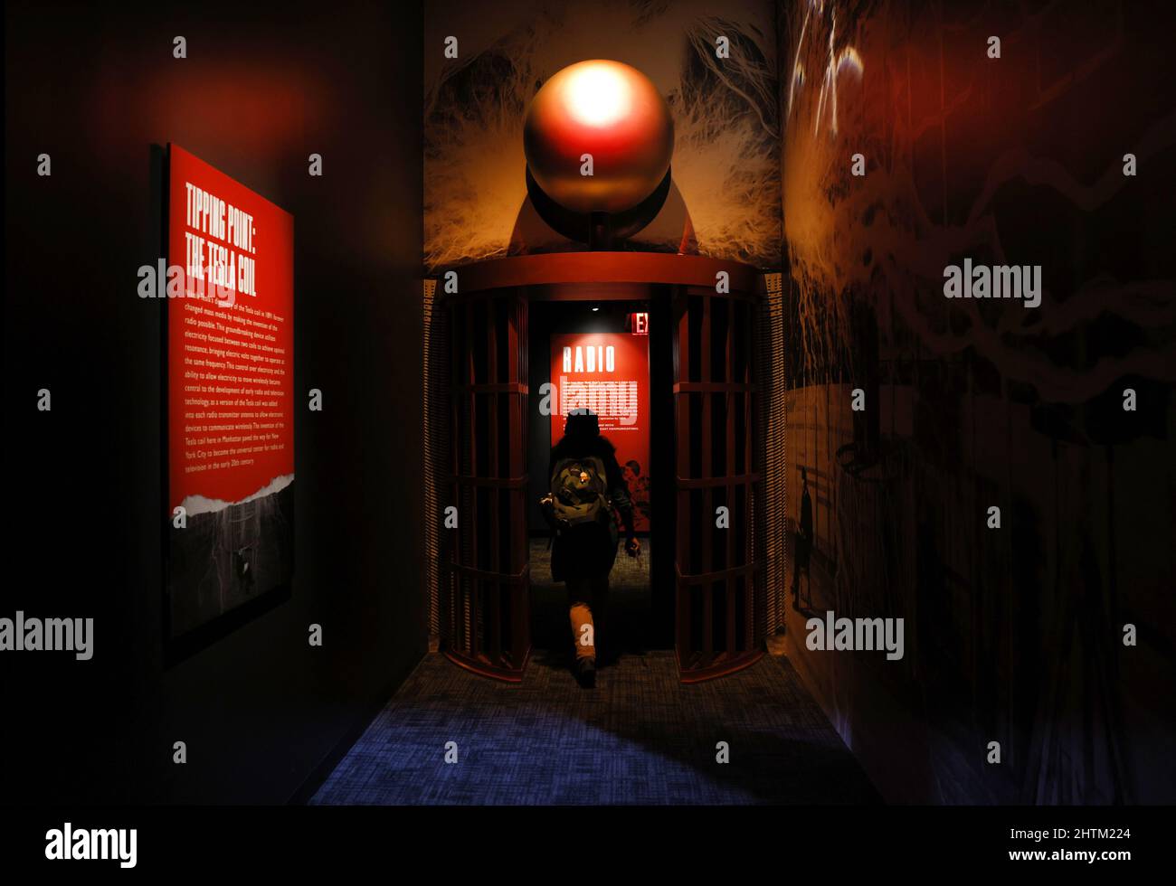 New York, United States. 01st Mar, 2022. People tour the exhibit at a ...