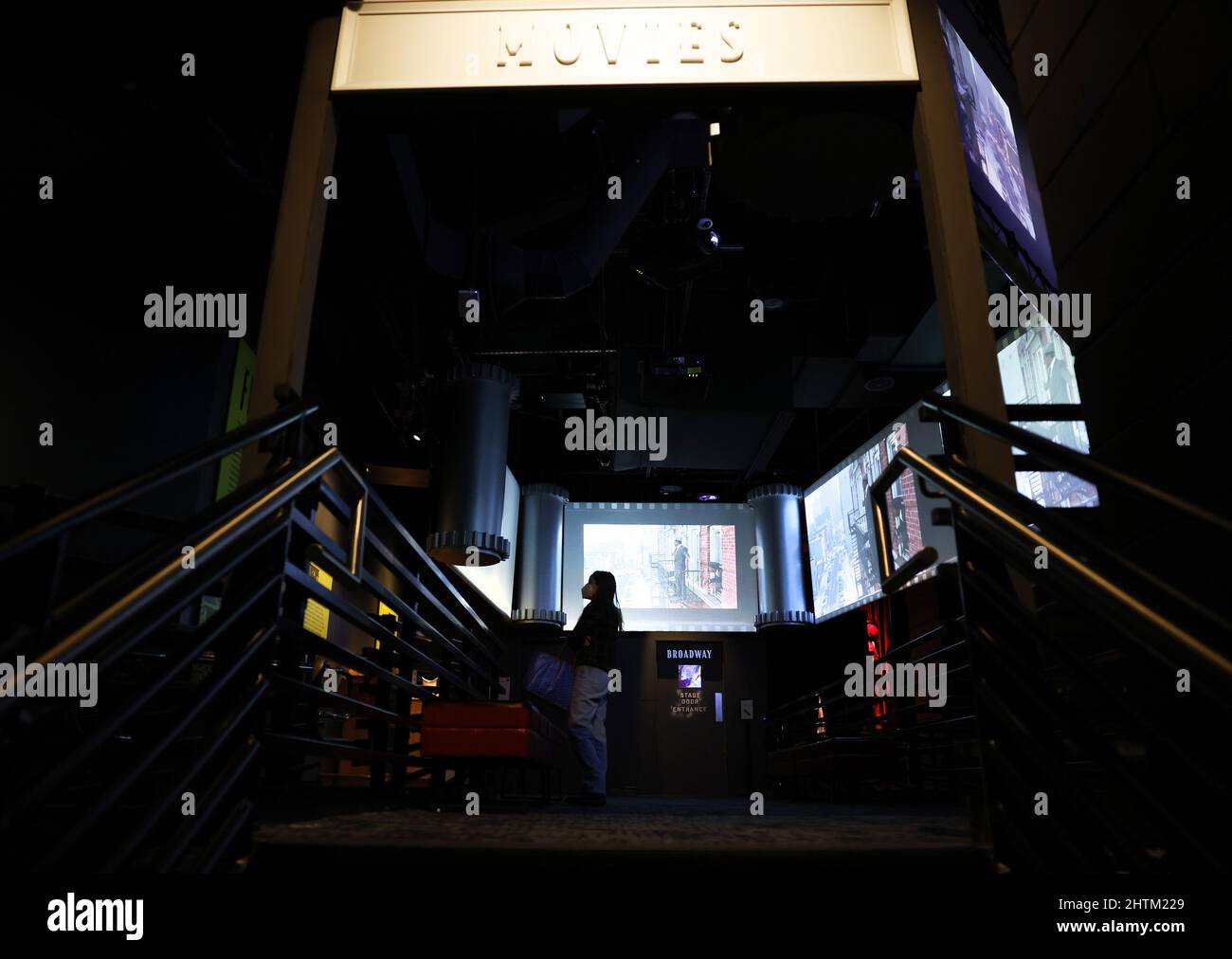 New York, United States. 01st Mar, 2022. People tour the exhibit at a ...