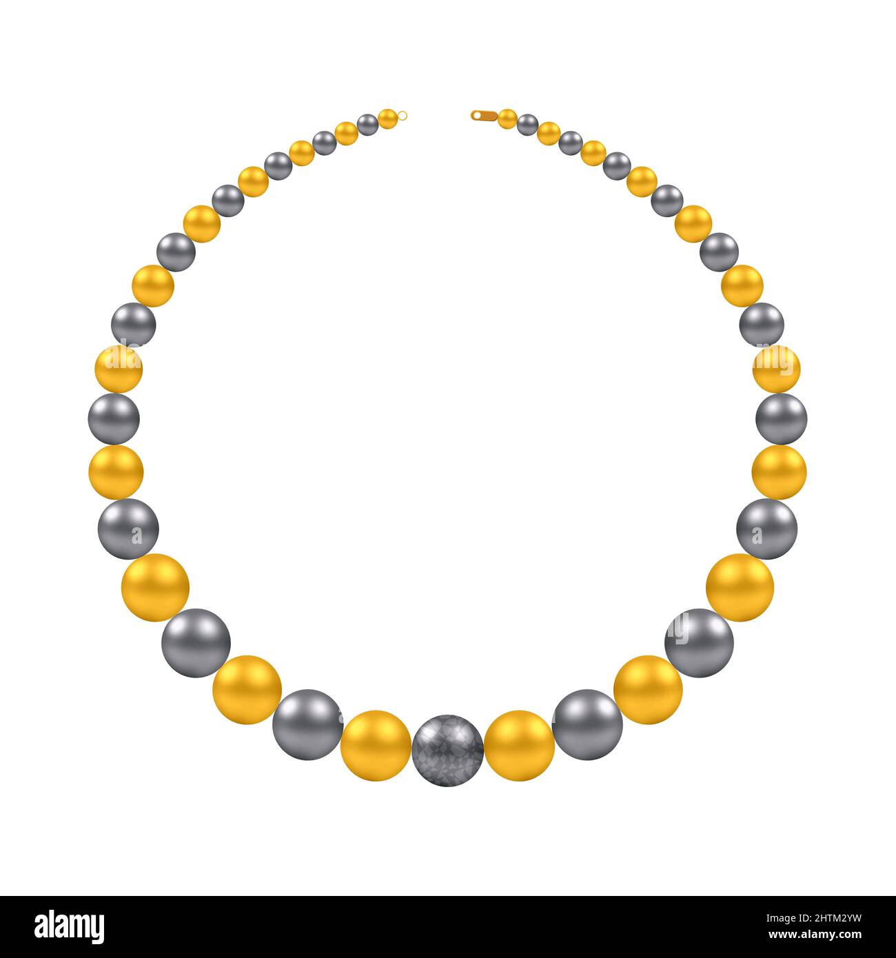 Beads vector illustration on white background Stock Vector Image & Art ...