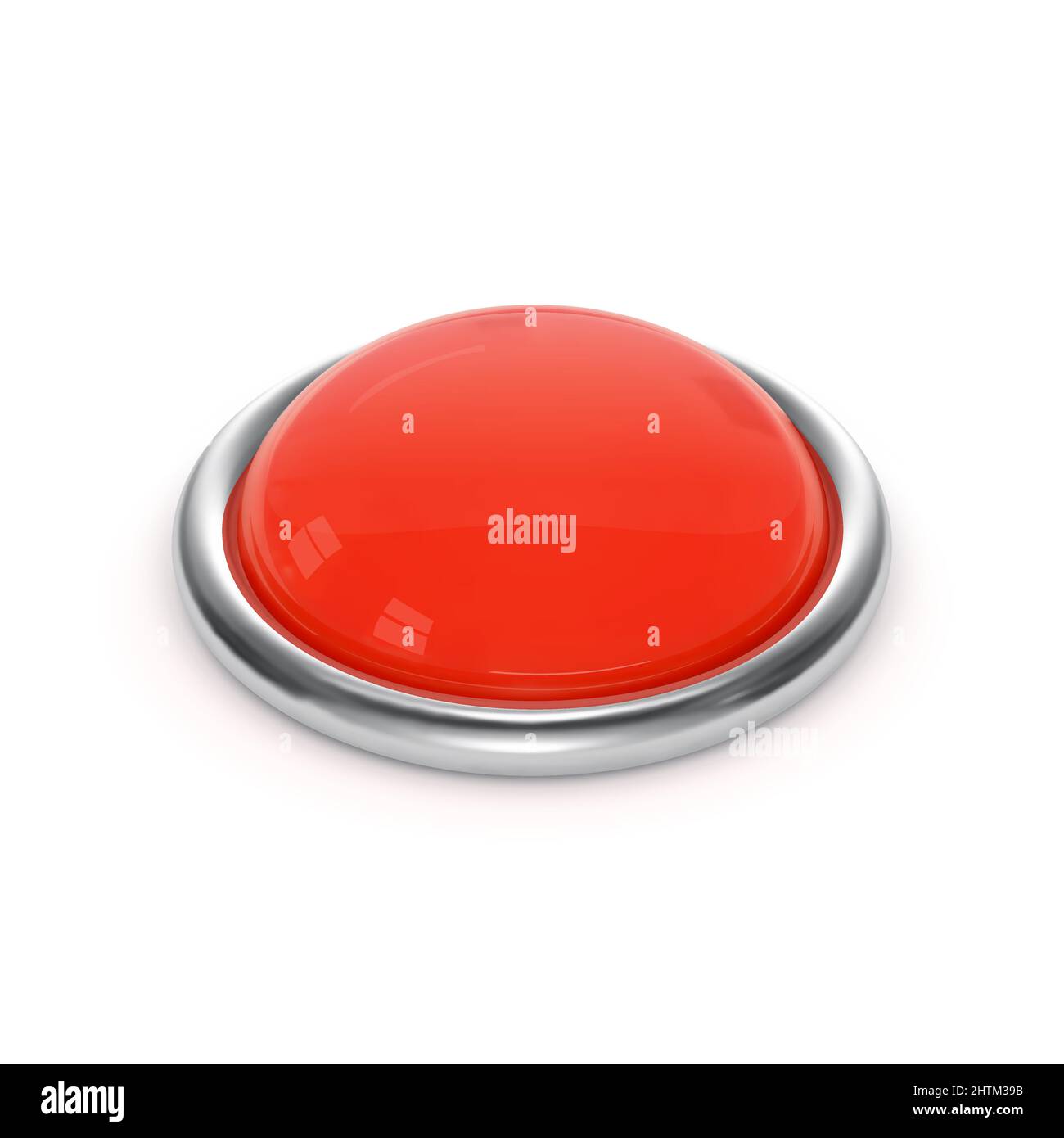 Red button vector illustration on white background Stock Vector Image ...