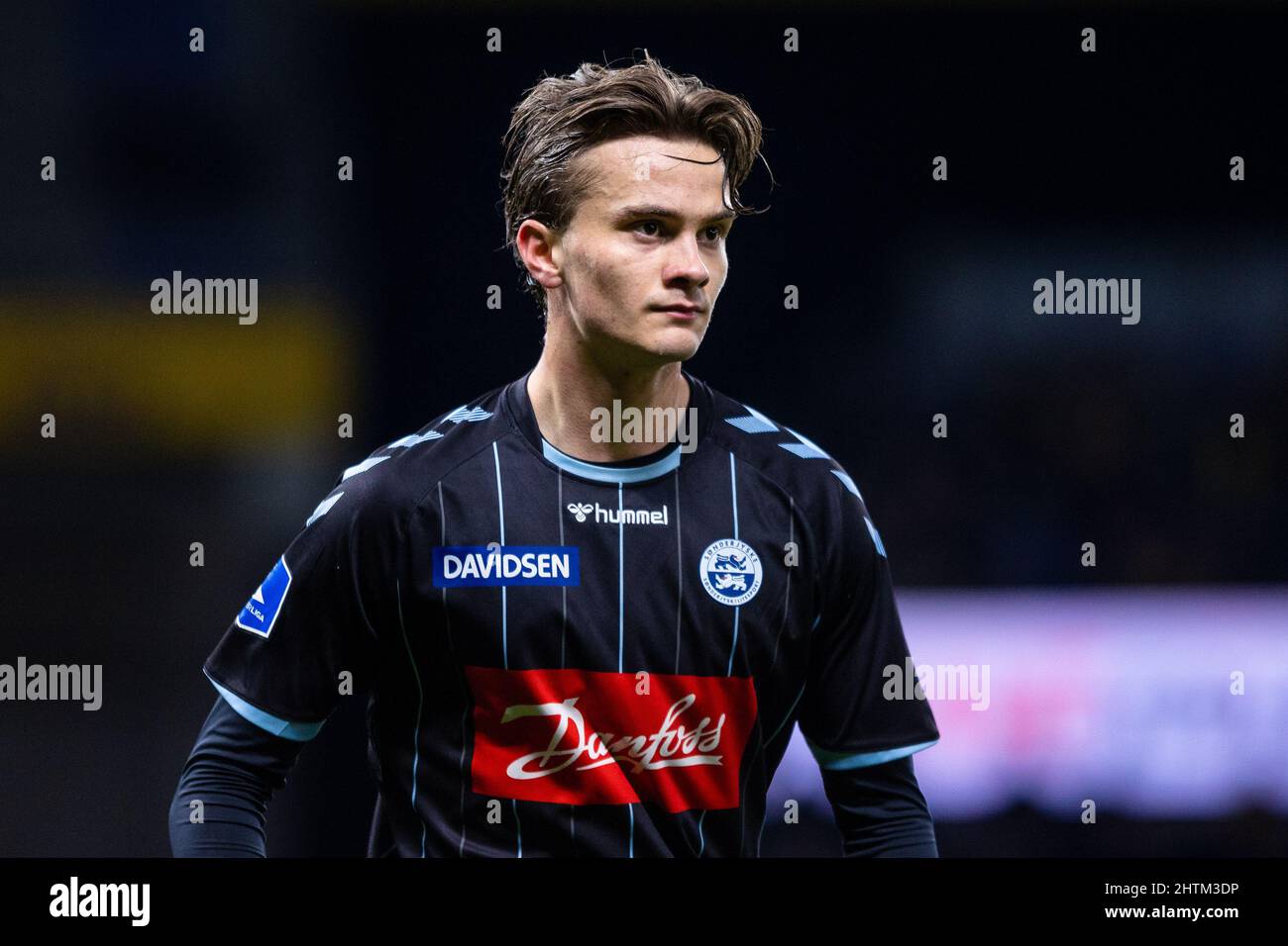 Brondby, Denmark. 28th, February 2022. Kristofer Kristinsson (14) of ...