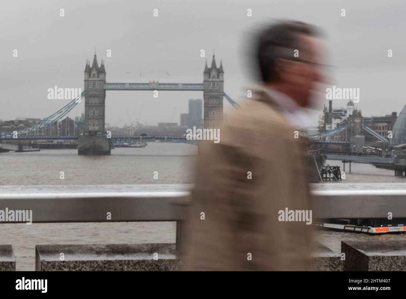 Miserable commuters in london hi-res stock photography and images - Alamy