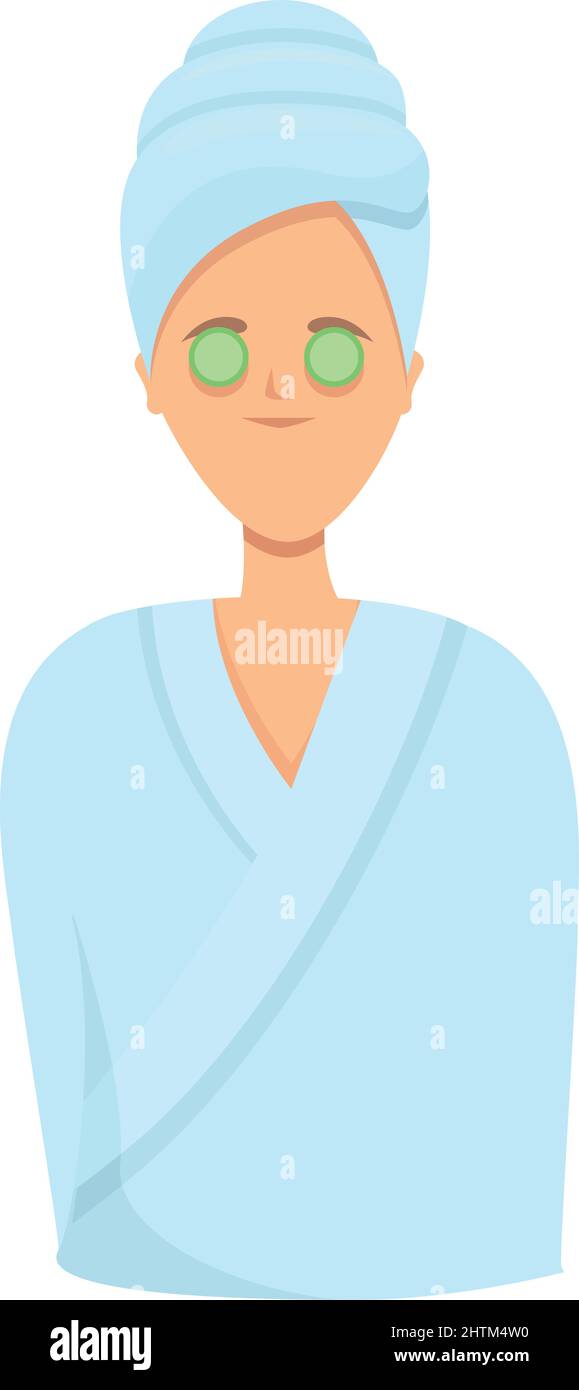 Anti-aging procedure icon cartoon vector. Cosmetic face. Skin care ...