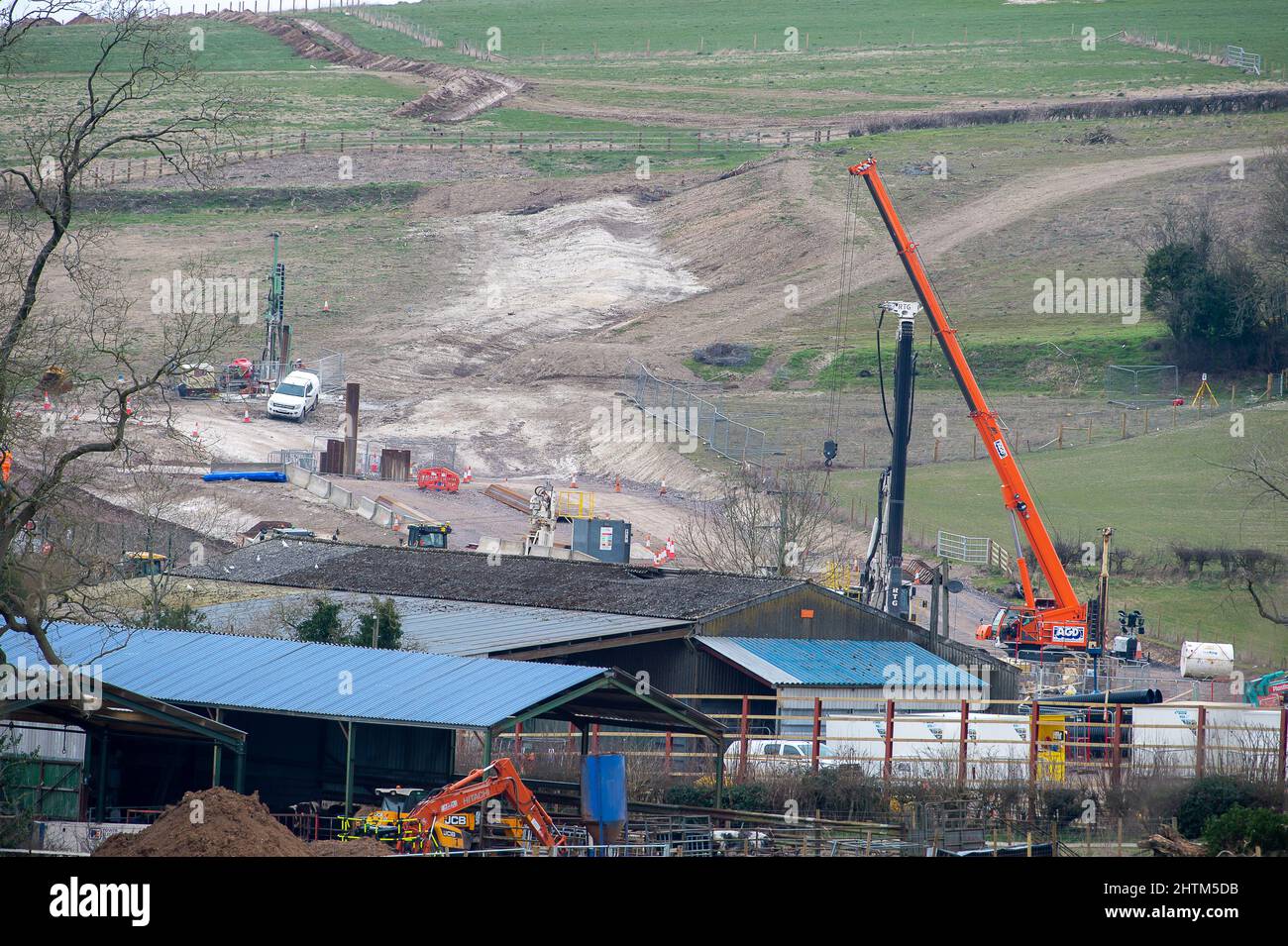 Hs2 construction pictures hi-res stock photography and images - Alamy