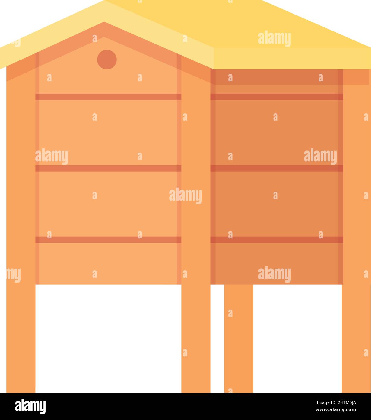 Beehive house icon cartoon vector. Honey bee. Flower propolis Stock ...