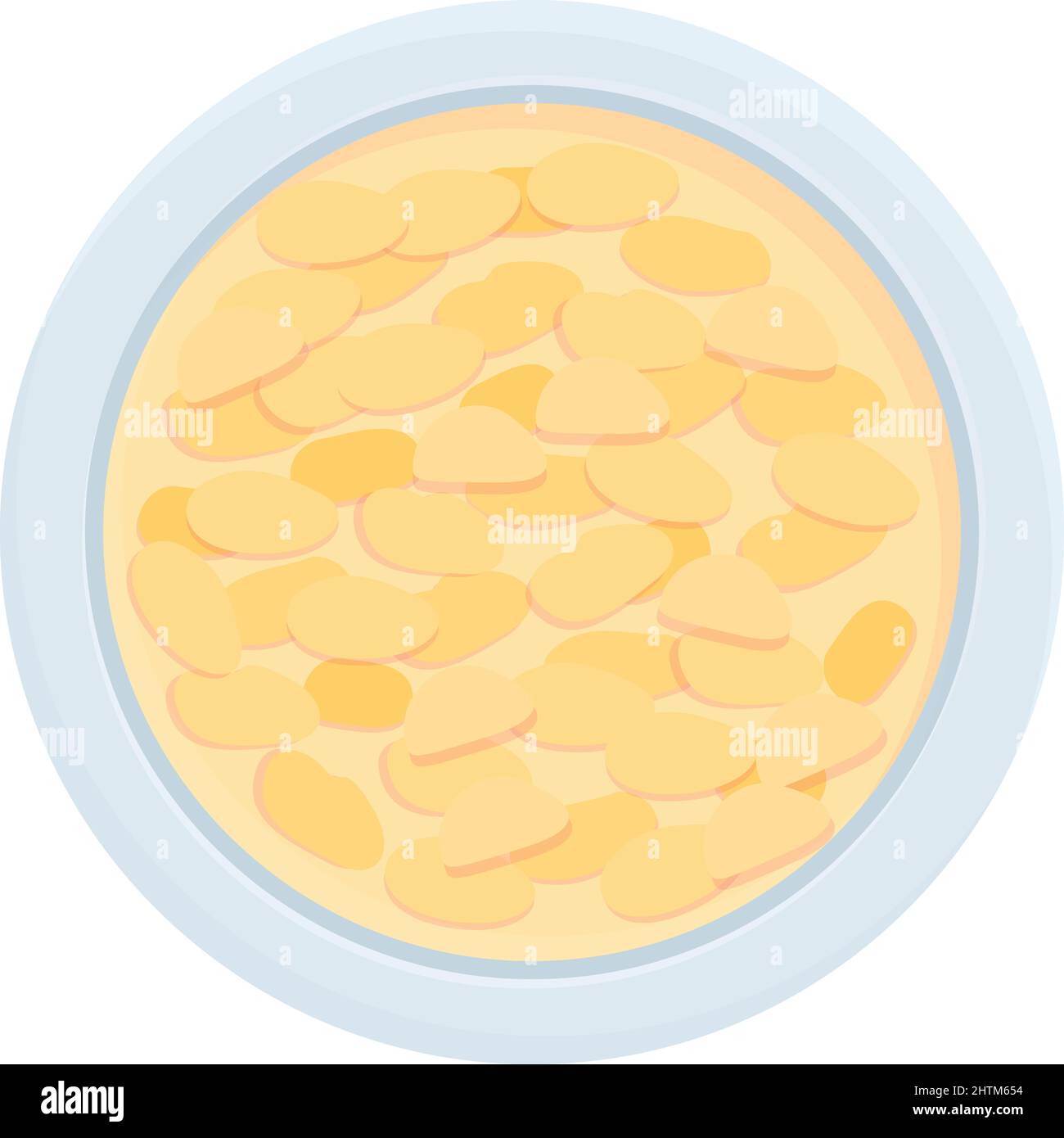 Eating Cereal Breakfast Icon Cartoon Vector Milk Bowl Corn Chocolate