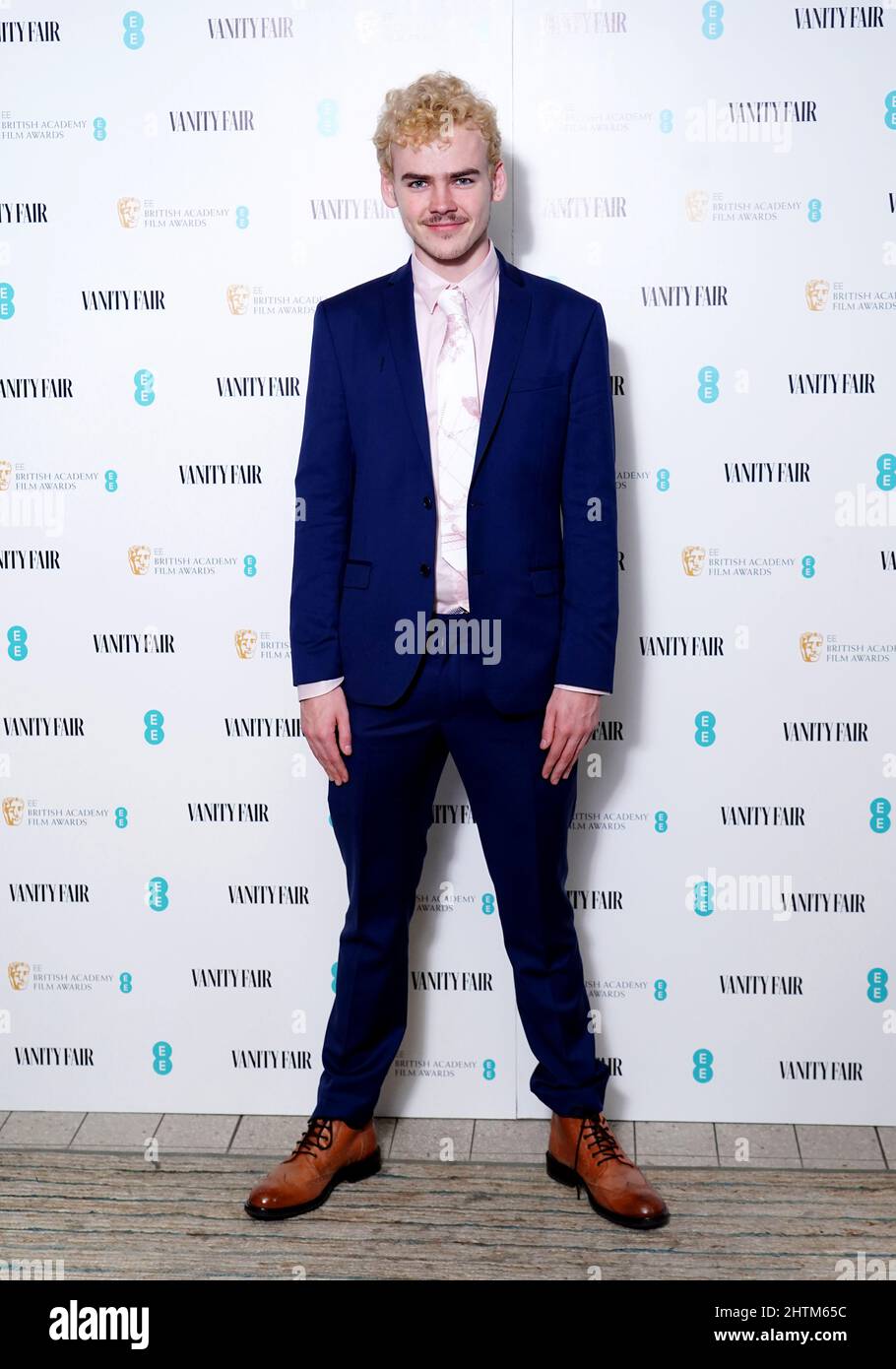 Woody Cook arrives at 180 Strand in London for the Vanity Fair EE ...