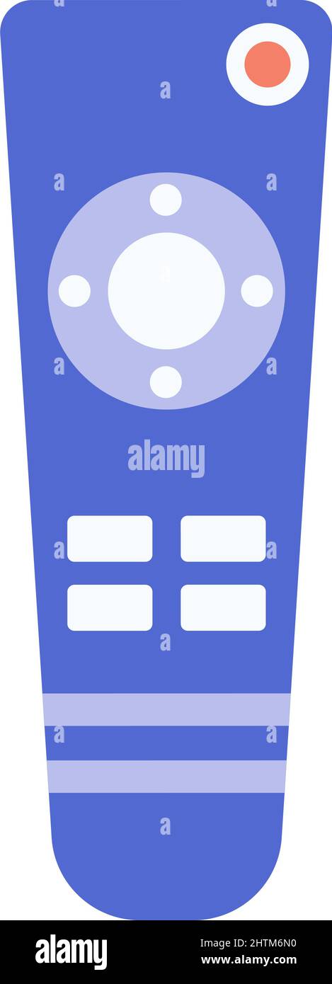 Tv remote control icon flat vector. Television device symbol, video ...