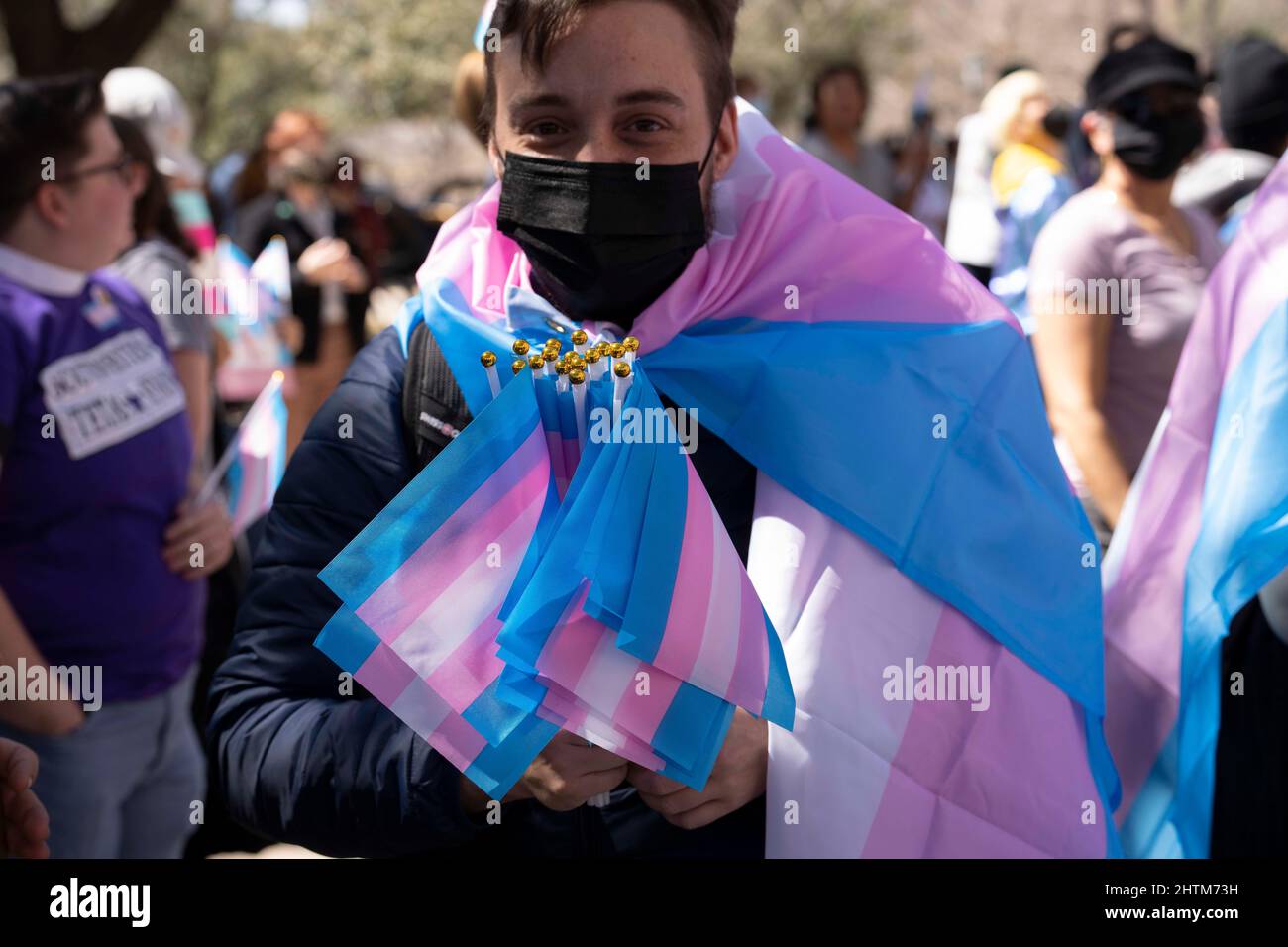 Trans flags hi-res stock photography and images - Alamy