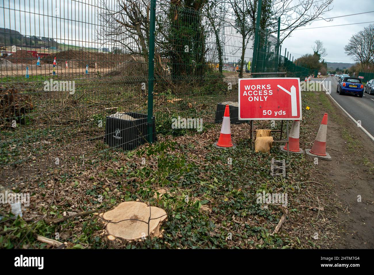 Wendover, Buckinghamshire, UK. 28th February, 2022. More recently ...