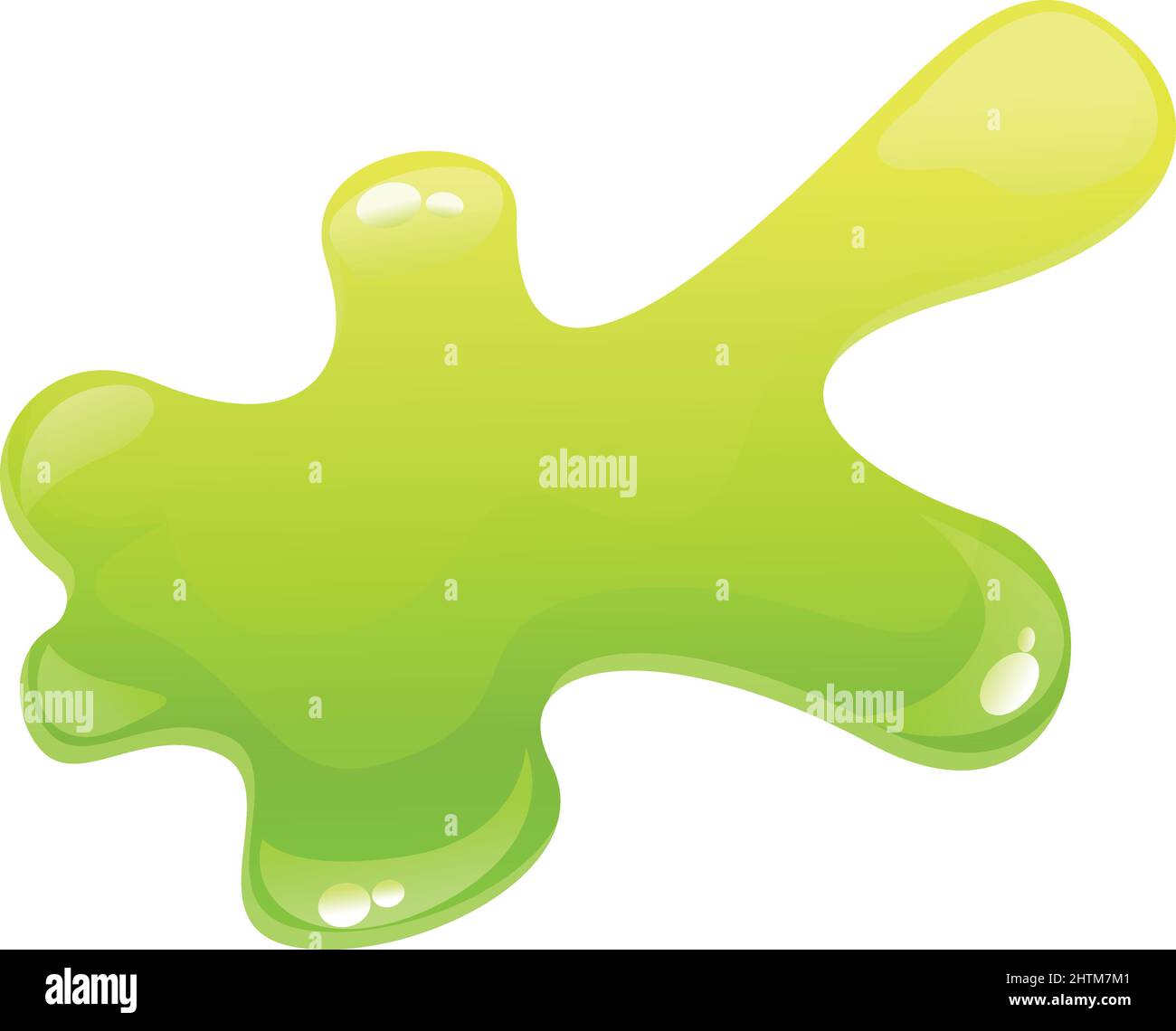Green slime icon cartoon vector. Drip splash. Liquid mucus Stock Vector ...