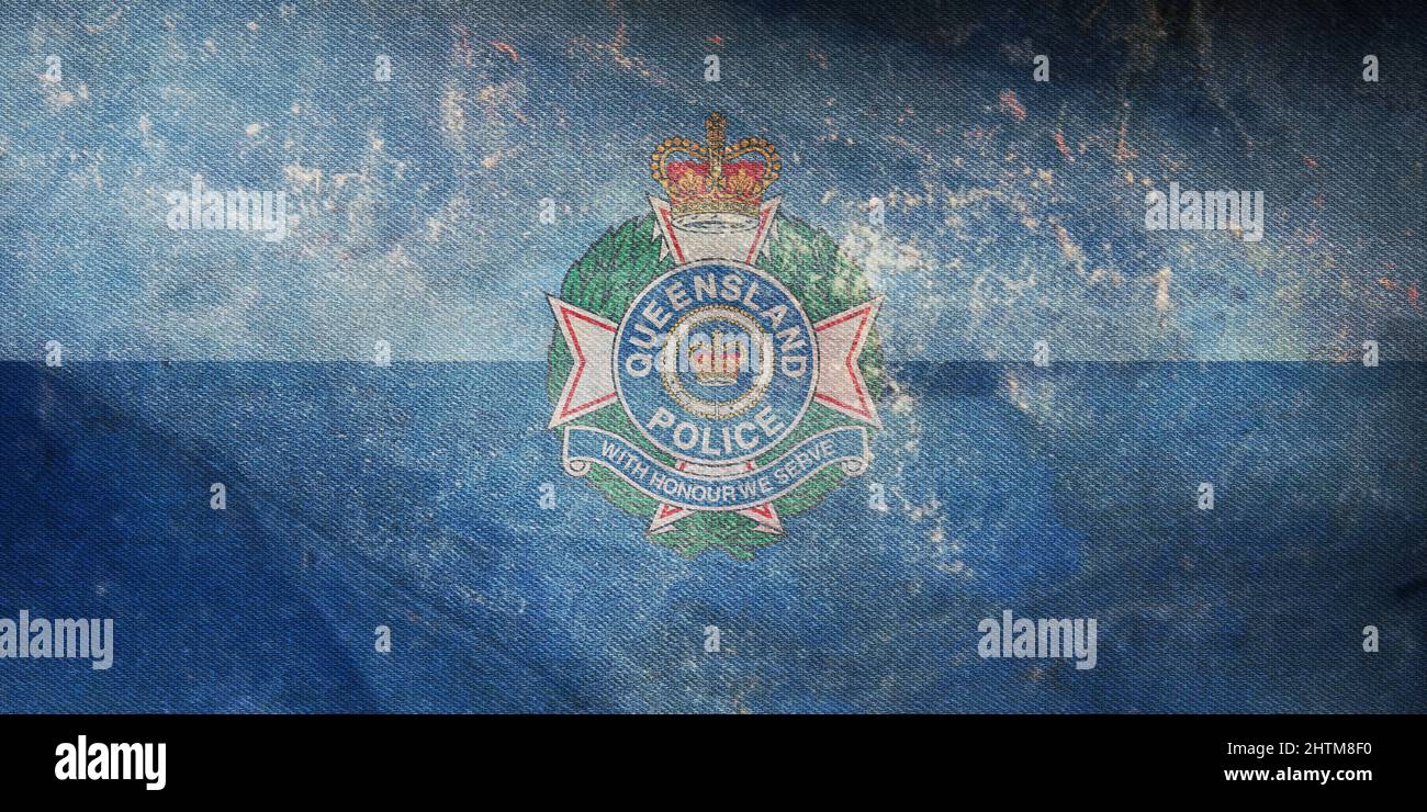 Queensland Police Flag Queensland Police Hi Res Stock Photography And