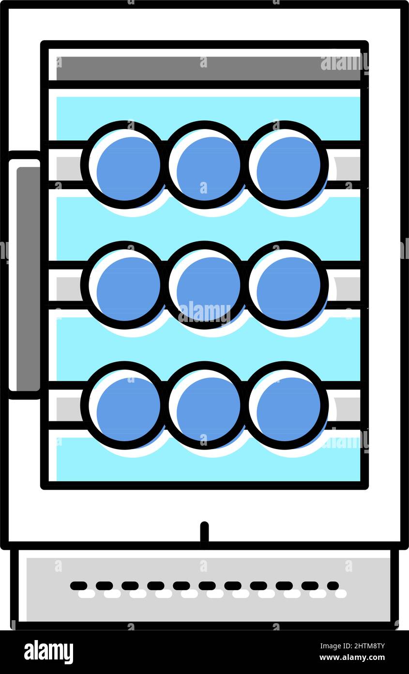 wine cooler color icon vector illustration Stock Vector Image & Art - Alamy