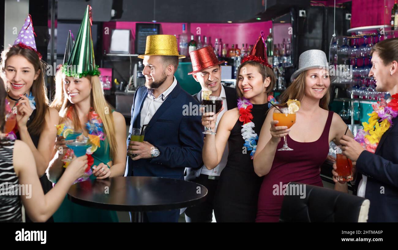 Young friends dancing on birthday party Stock Photo - Alamy