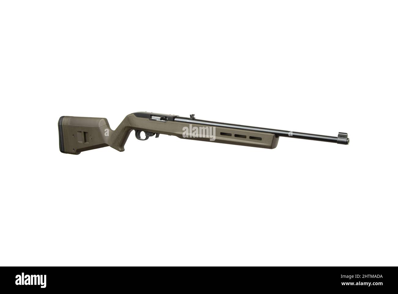 Modern semi-automatic small-caliber .22lr rifle. Sports carabiner .22lr ...