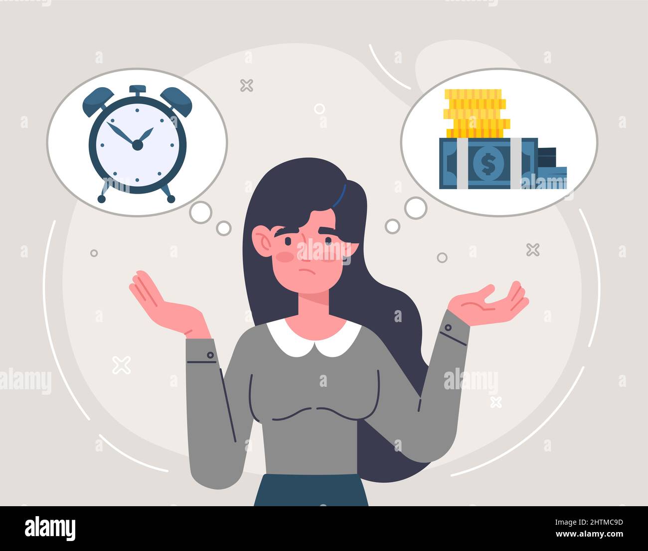 Conflicting interrelated values Stock Vector Image & Art - Alamy