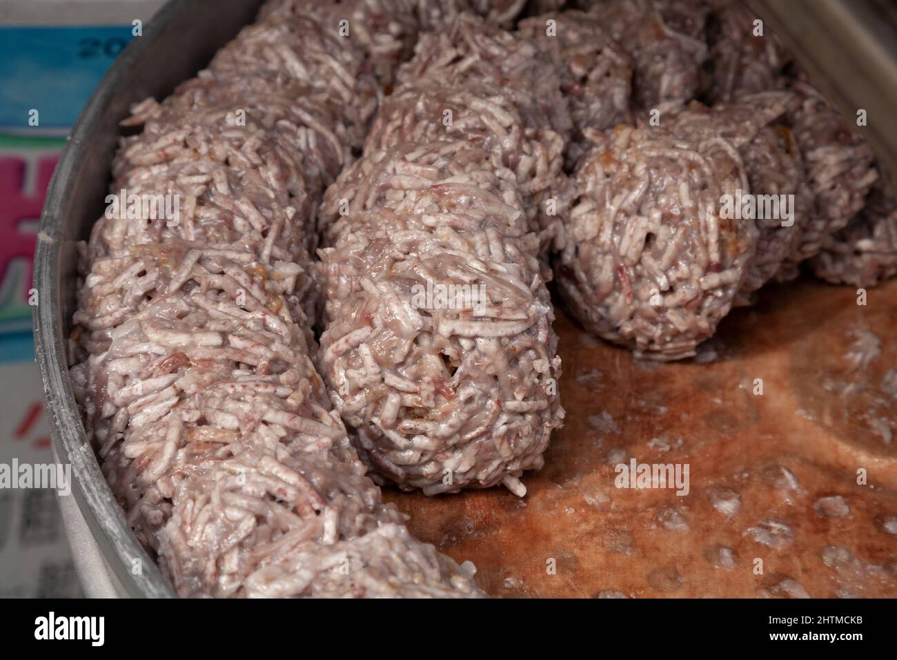 Shredded taro meatballs hi-res stock photography and images - Alamy