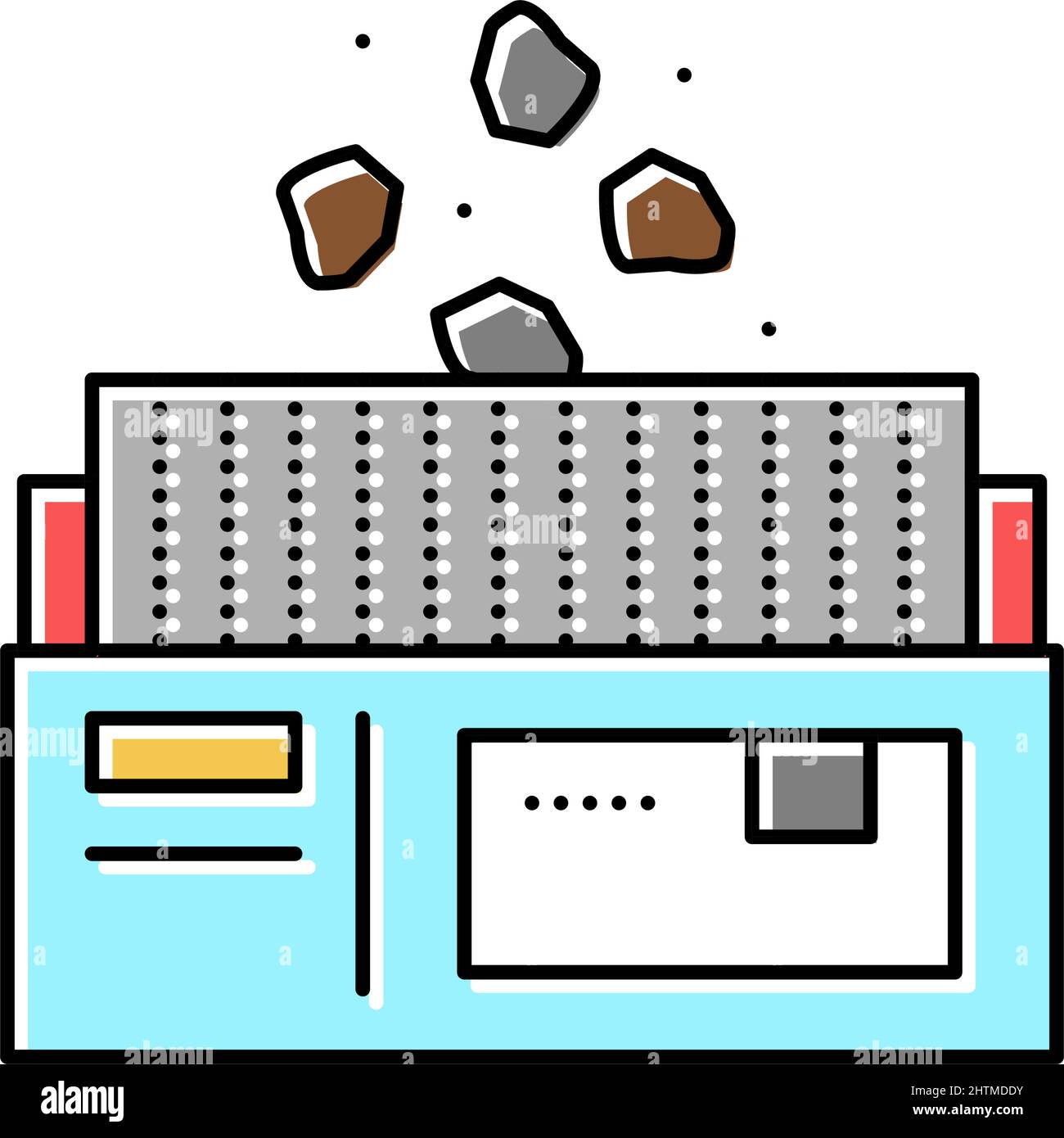 manufacturing plant color icon vector illustration Stock Vector Image ...