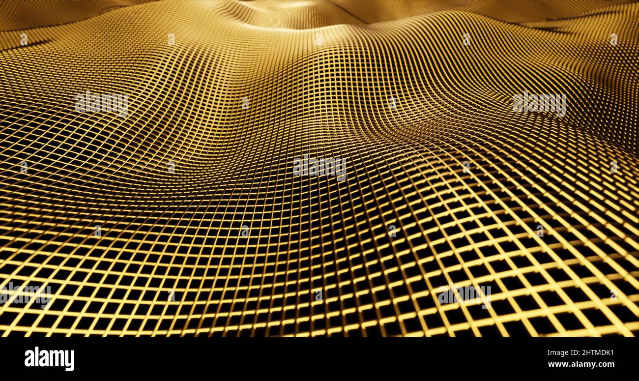 3d gold abstract geometric background Stock Photo - Alamy