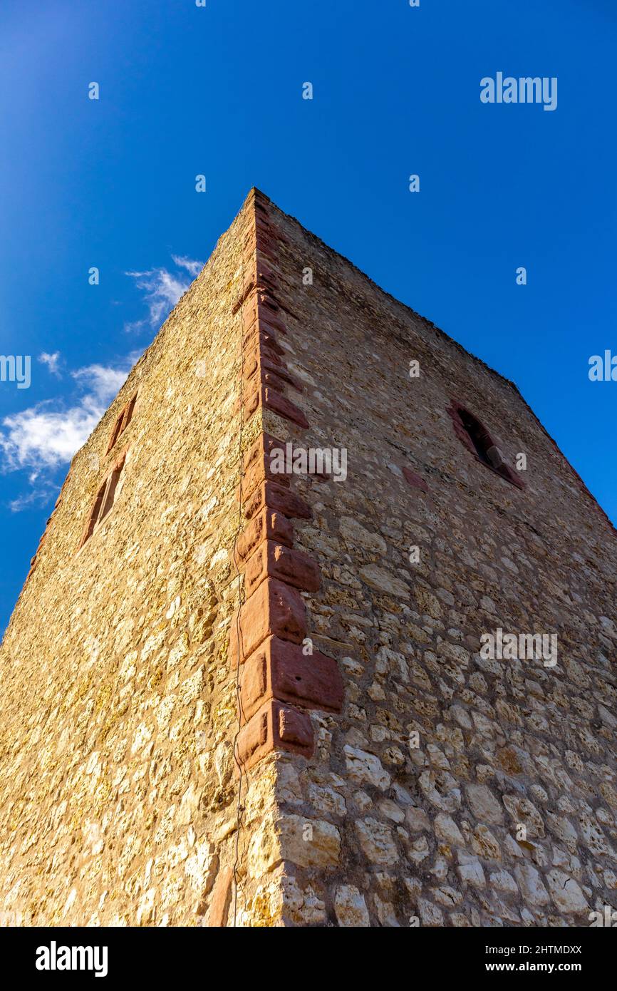 Spring walk around the Brandenburg castle ruins in the beautiful Werra ...