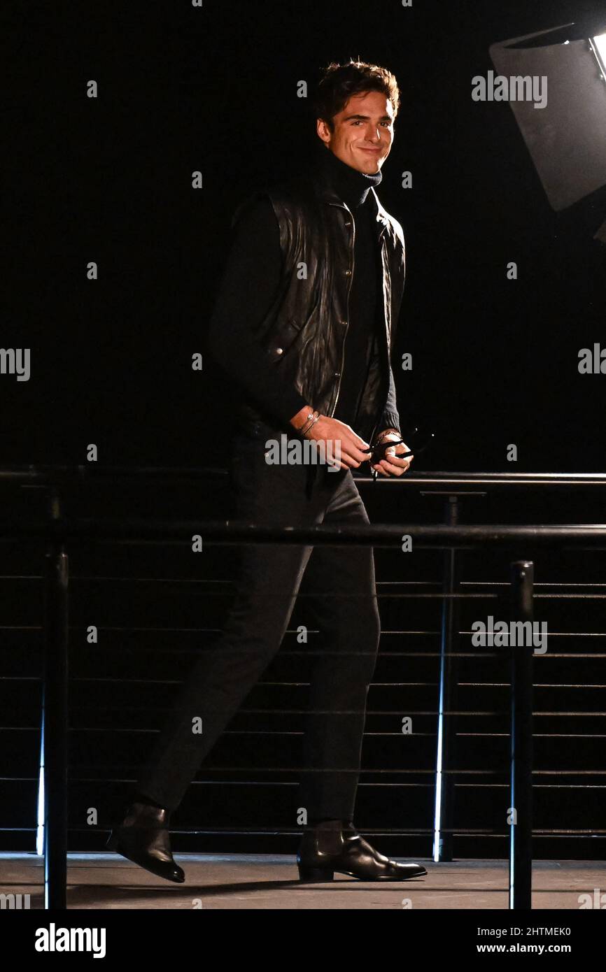 Paris, France on March 1, 2022. Jacob Elordi attending the Saint ...