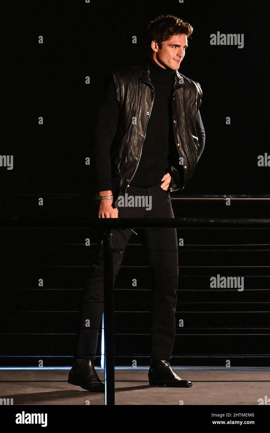 Paris, France on March 1, 2022. Jacob Elordi attending the Saint ...