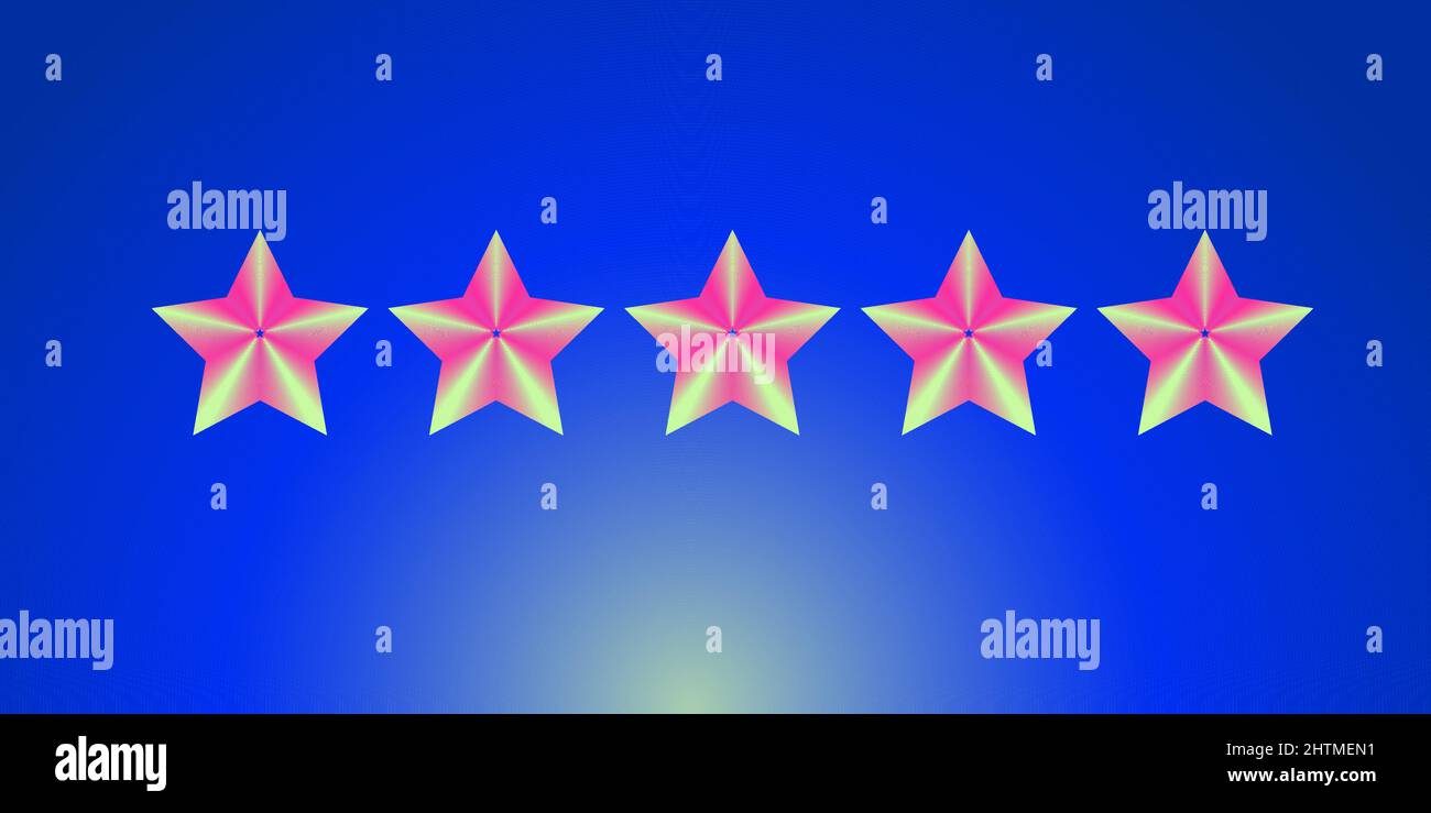 Five Star Banner, Testimonial Template, Header Banner - Editable Vector ...