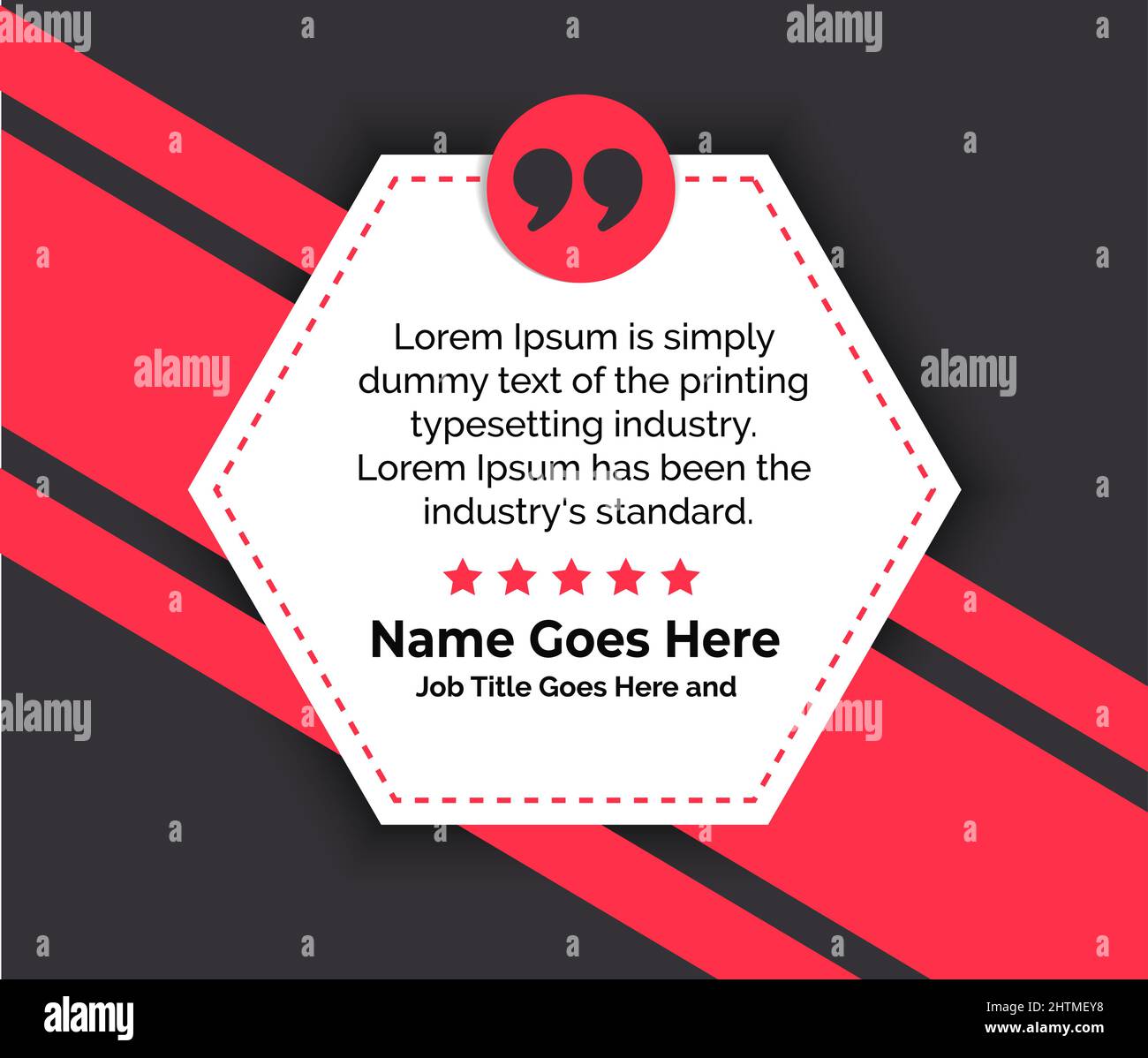 Creative Testimonial banner, Quote , Infographic, Banner Template ...