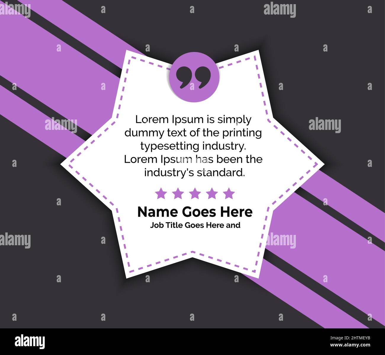 Creative Testimonial banner, Quote , Infographic, Banner Template ...